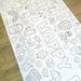 Easter Coloring Table Runner, Happy Easter Coloring Page, Bunny ...