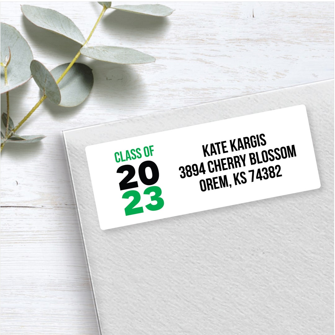 Custom Graduation Address Labels, Graduation Stickers, Address Stickers ...