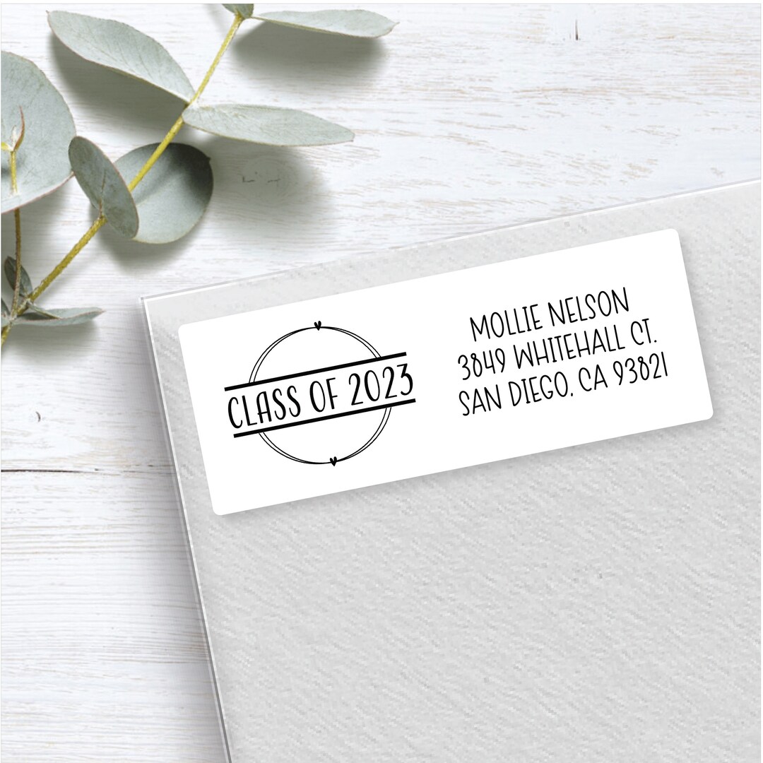 Graduation Address Labels, Graduation Stickers, Address Stickers ...