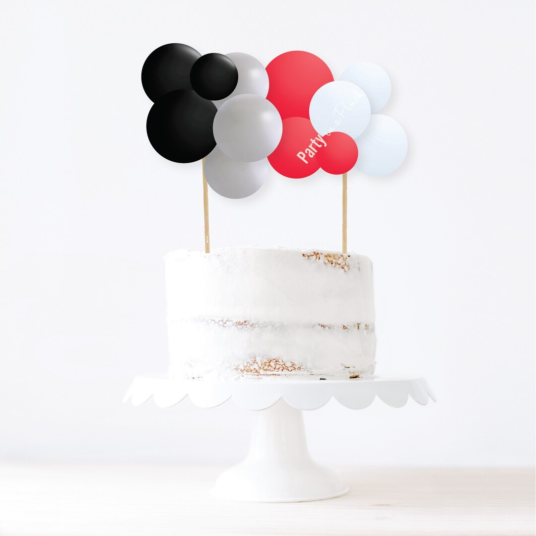 Race Car Balloon Cake Topper Kit, Balloon Cake Topper, Balloon Cloud ...