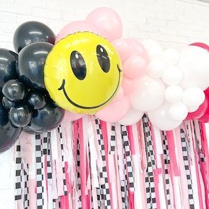 Smiley Face Balloon Garland Kit, DIY Balloon Garland, Balloon Garland ...