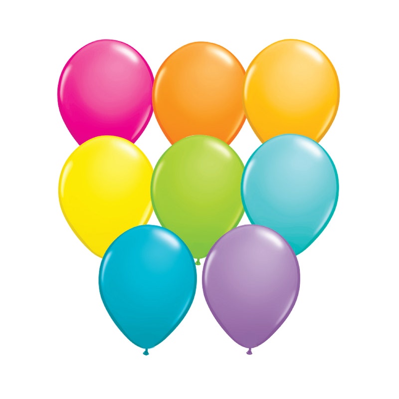 Rainbow Balloons - Etsy