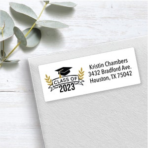 Custom Graduation Address Labels Graduation Stickers Address - Etsy