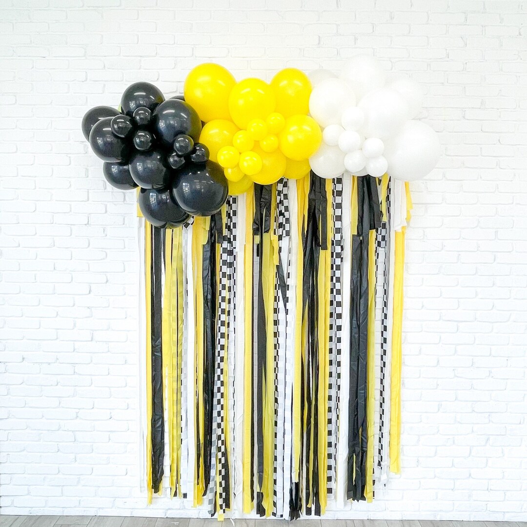 Smiley Face Balloon Garland Kit, Yellow, DIY Balloon Garland, Balloon ...