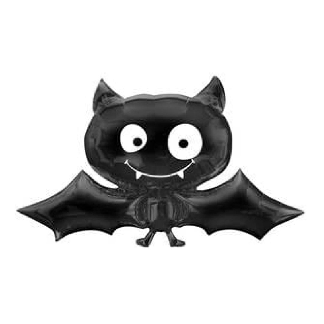 Black Bat Super Shape, Halloween Balloons, Bat Balloon, Halloween Party ...