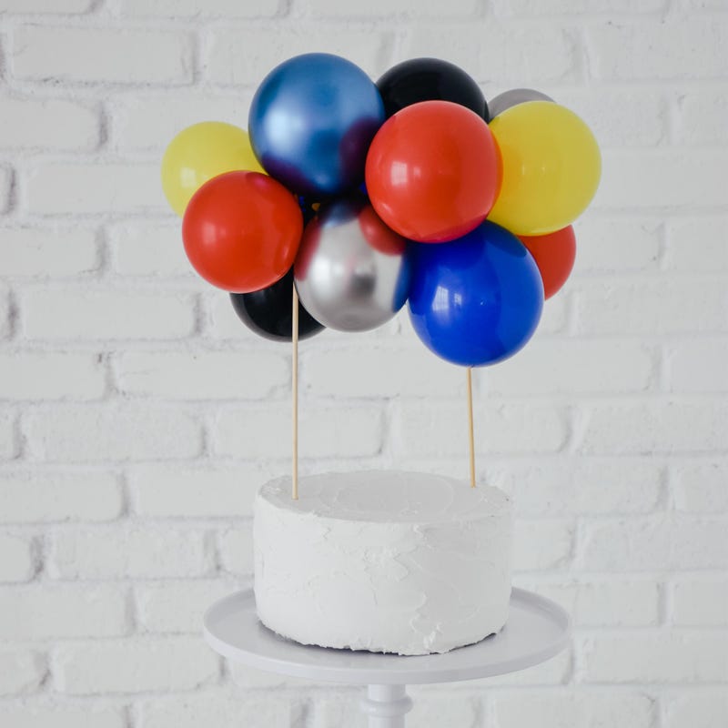 Mini Balloon Cake Topper - Etsy