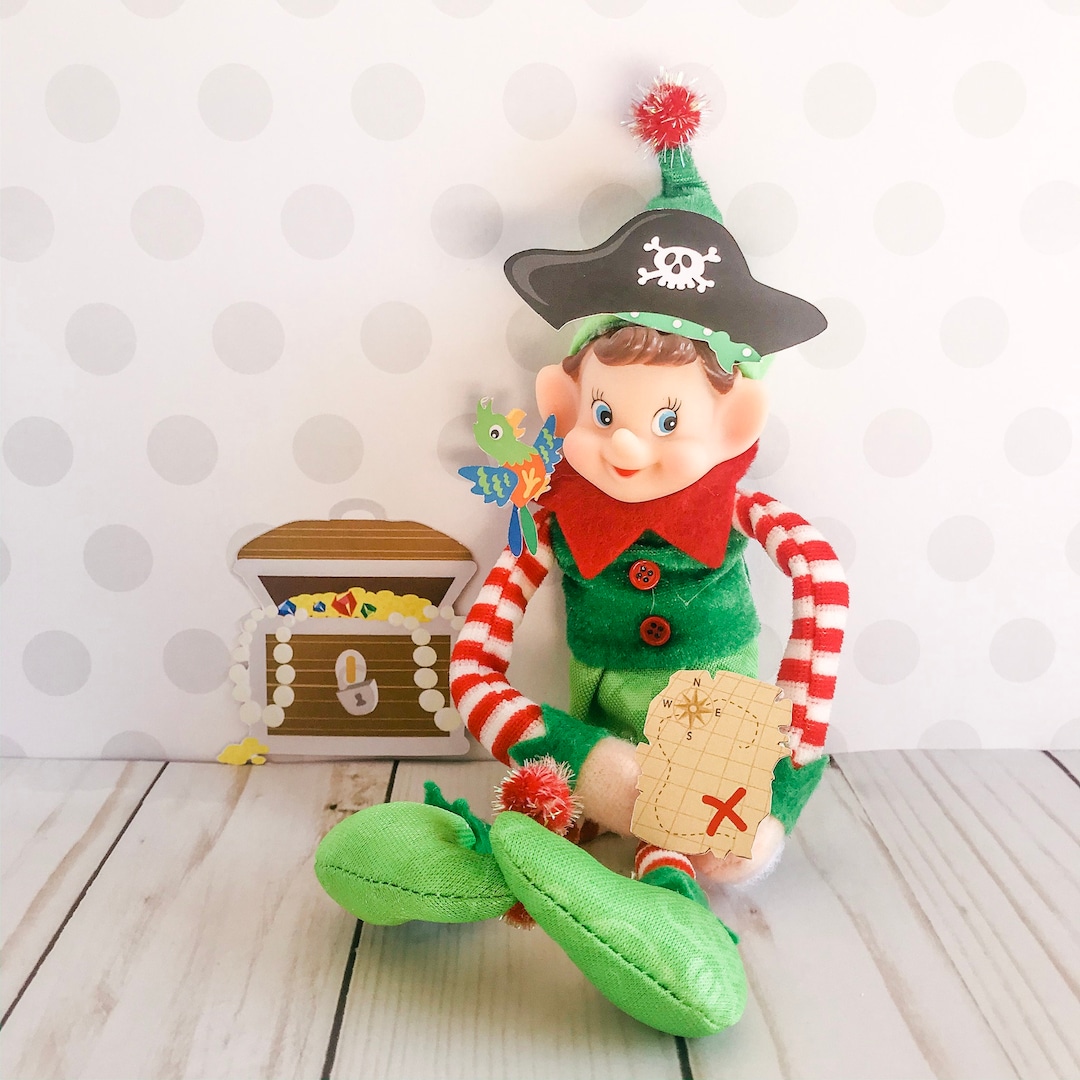 Christmas Elf Pirate Kit, Elf Prop, Instant Download, Christmas Elf ...