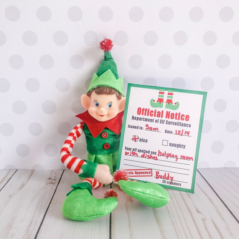 Christmas Elf Kit #1, Elf Props, Instant Download, Christmas Elf ...