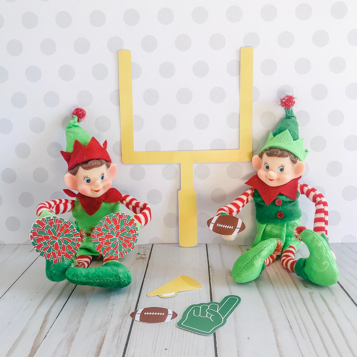 Christmas Elf Football Kit, Elf Prop, Instant Download, Christmas Elf ...