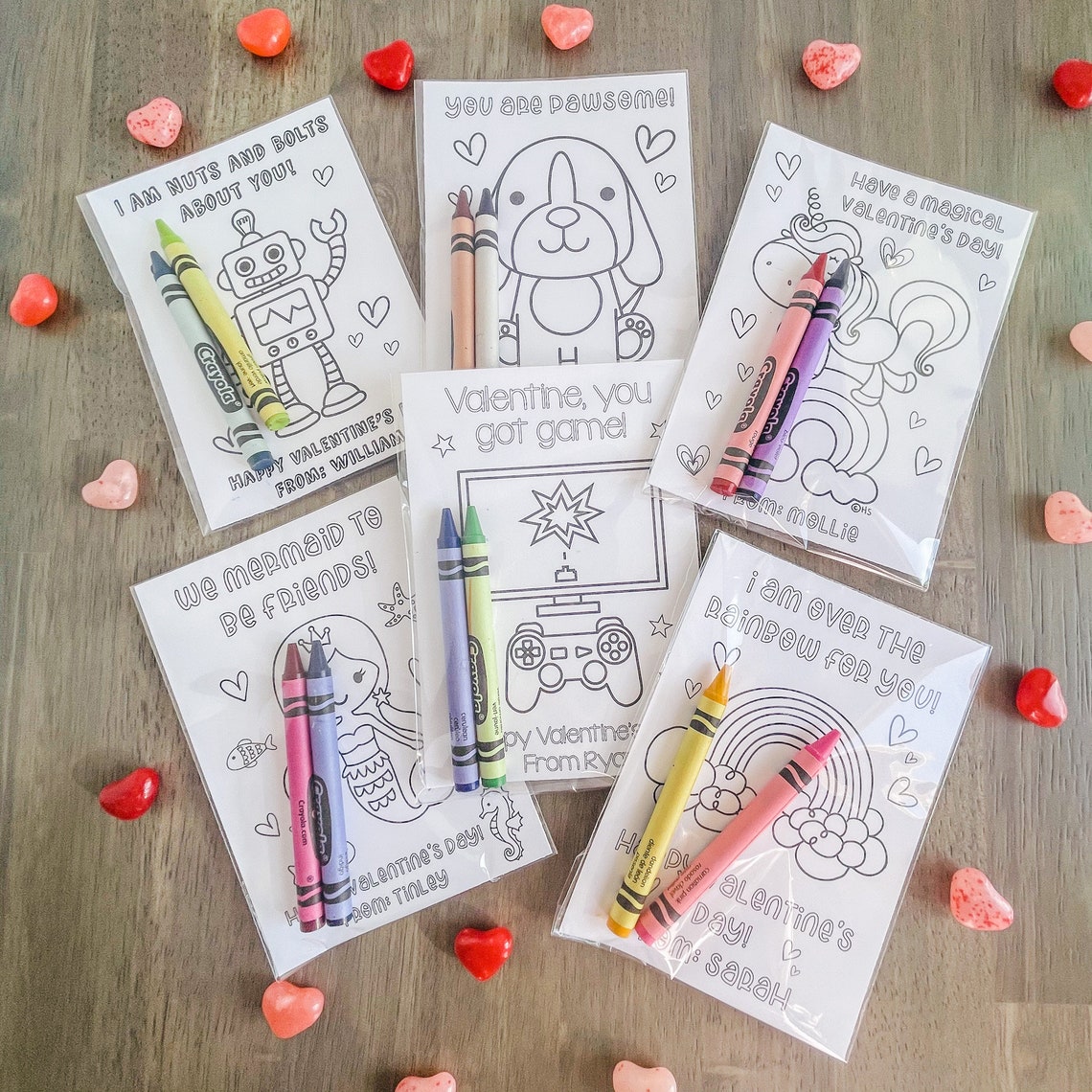 Robot Valentine Coloring Pages Robot Valentine - Etsy
