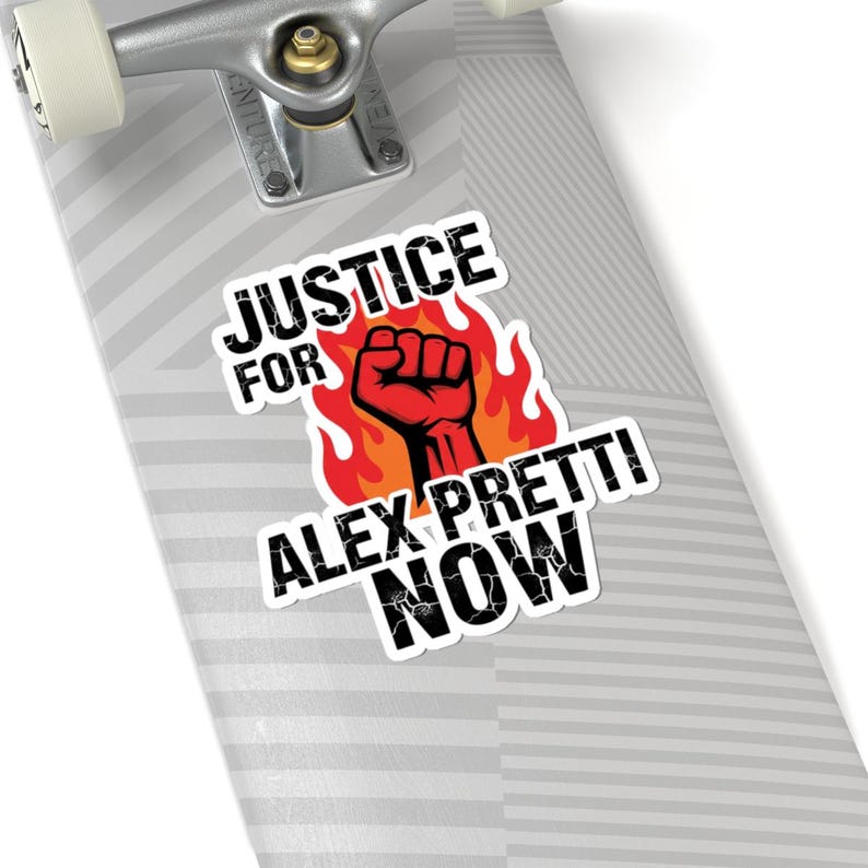 Justice for Alex Pretti Now Sticker | Activist Protest Decal | Human ...