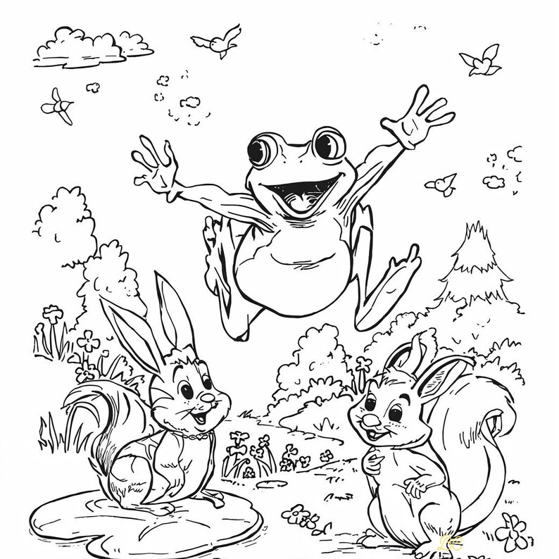 Bob the Rabbit’s Big Fishing Adventure | Story & Colouring Activity ...