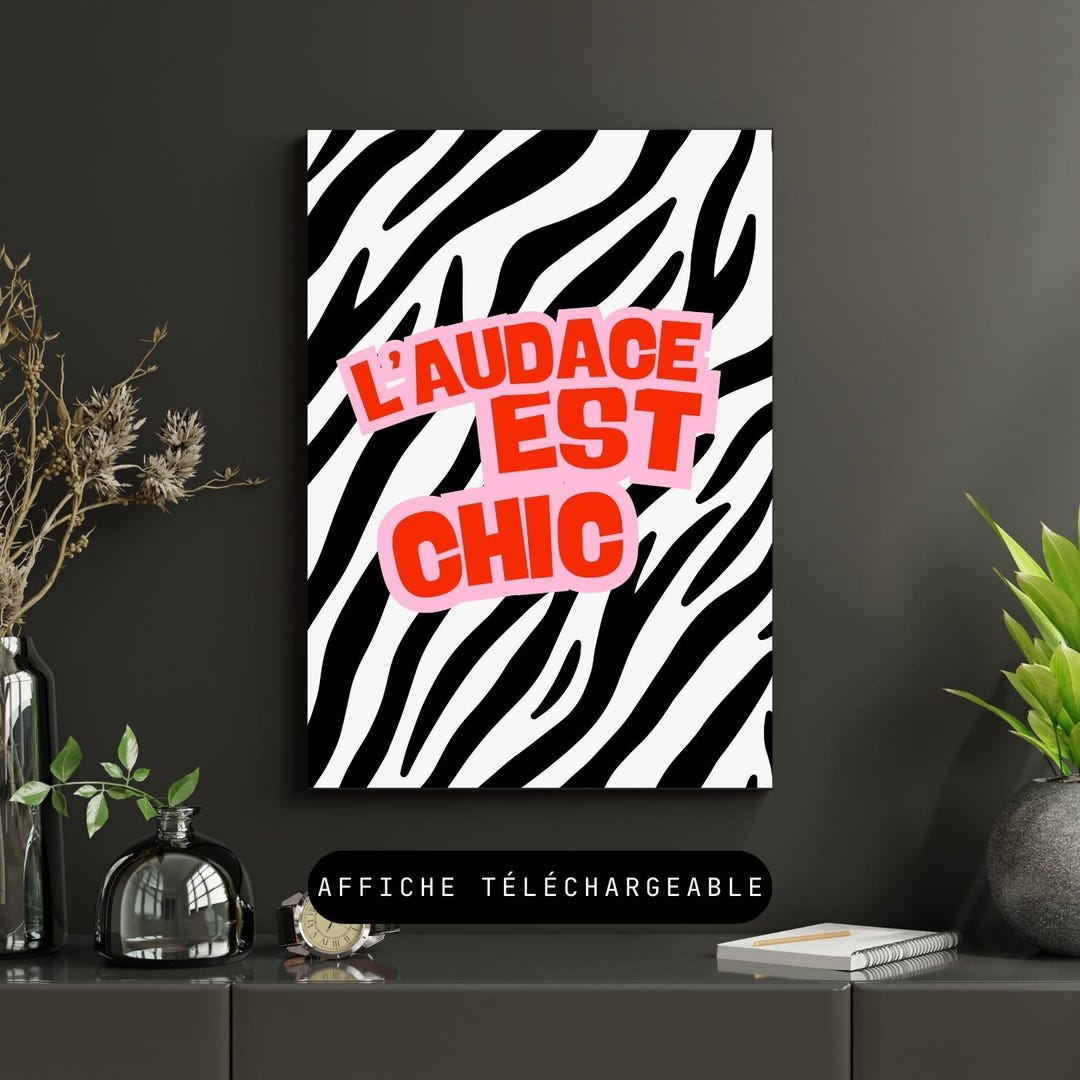 Zebra Wall Art Print, Wild Animal, Print Poster, Modern Safari Wall ...