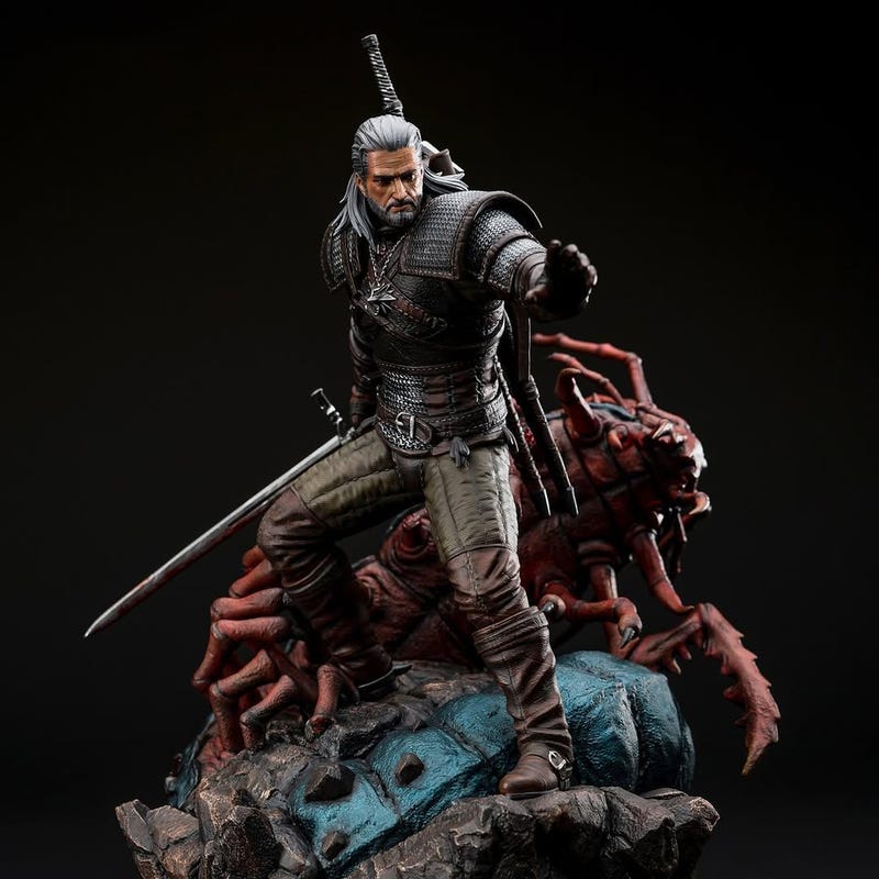 Hand Painted 3d Statue - Etsy