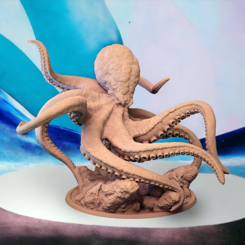 3d Printed Octopus Pirate - Etsy