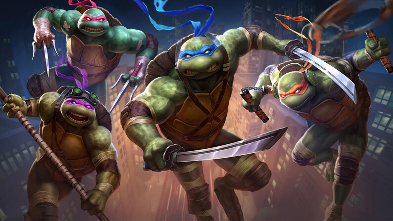 Hero Turtle STL Bundle 9-in-1 | Martial Arts Reptile Figures | 3D Print ...