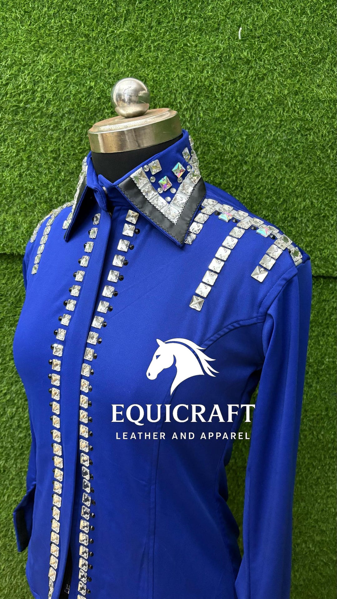 Women’s Western Showmanship Top | Crystal Show Shirt | Competition ...