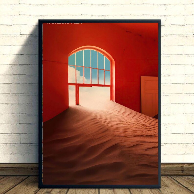 Tame Impala the Slow Rush Poster, Psychedelic Rock Wall Art, Indie ...