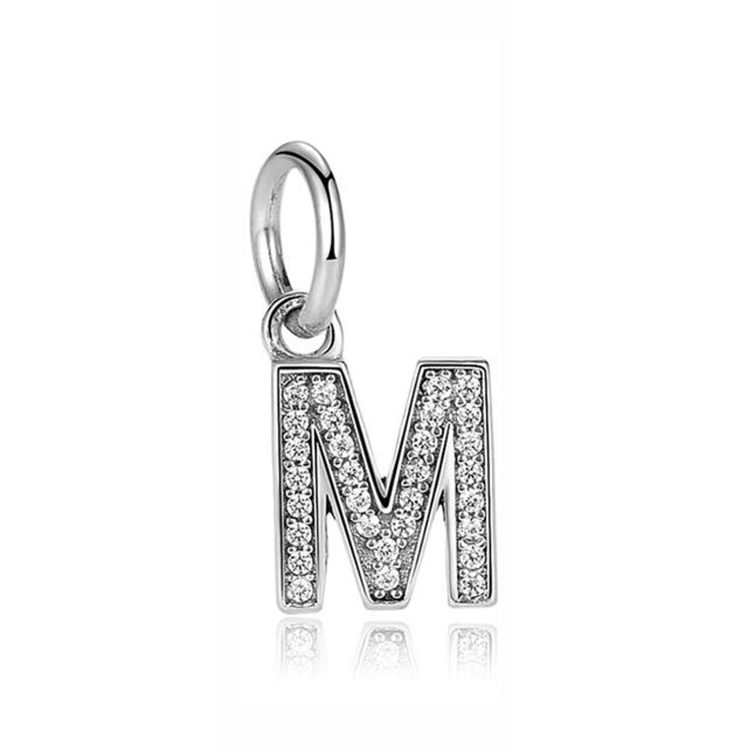Pandora Sterling Silver Letter M Initial Dangle Charm NEW - Etsy