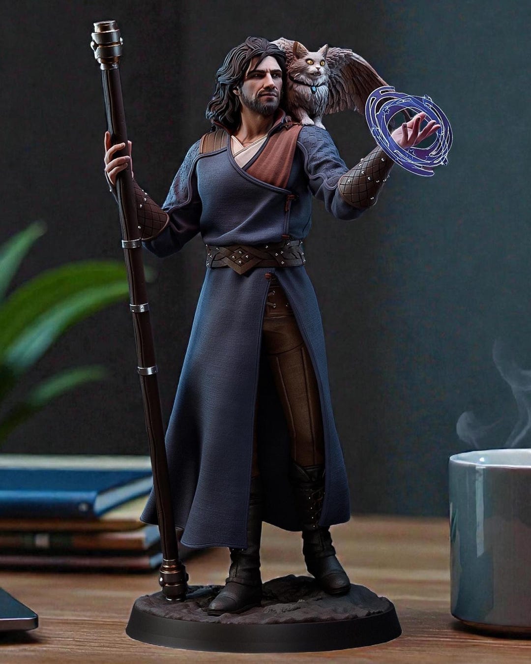 Hand-painted Gale Figure | Wizard of Waterdeep | Fantasy RPG Gamer Gift ...