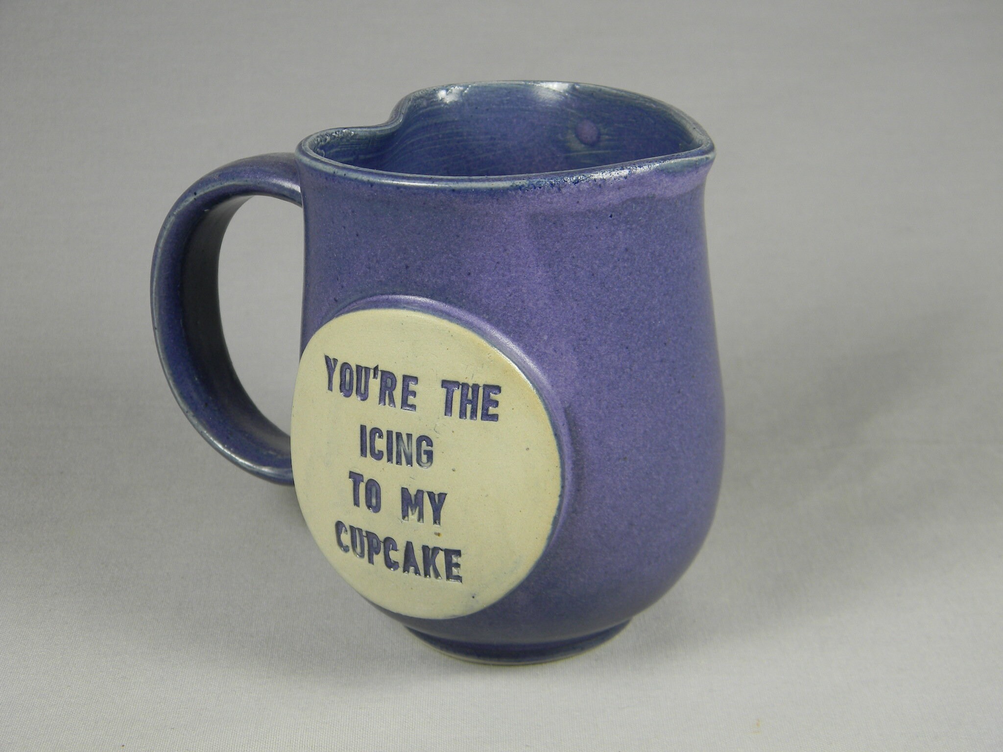 You're the Icing to My Cupcake Quote Heart Shaped Coffee Mug Tea Cup ...