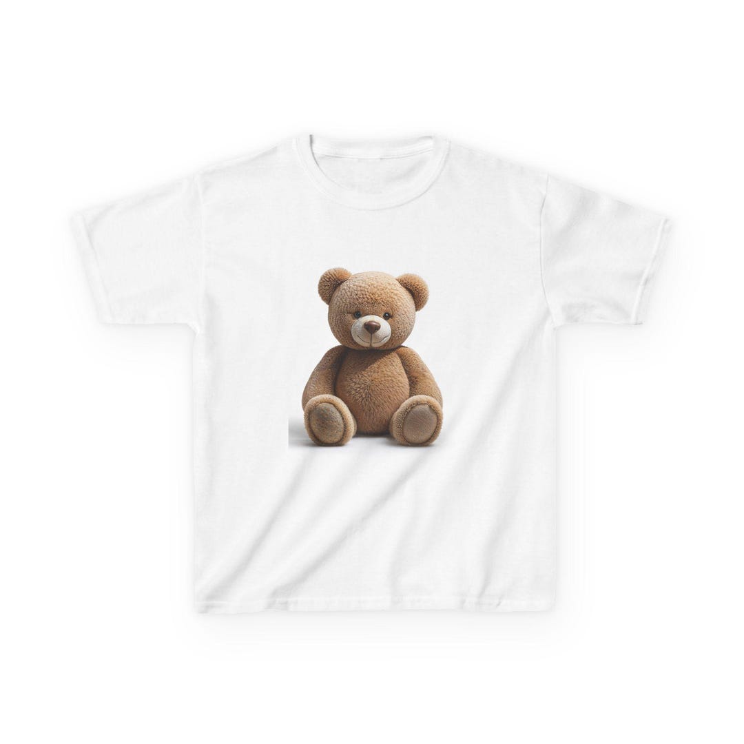 Brown Teddy Bear Kids Tee | Cute Plush Stuffed Animal Shirt - Etsy