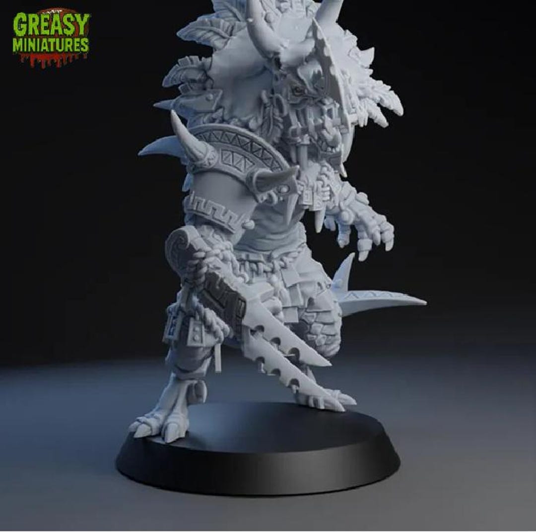 Famous Lizard Player - Fantasy Football - Brutefun Miniatures - Lizard ...