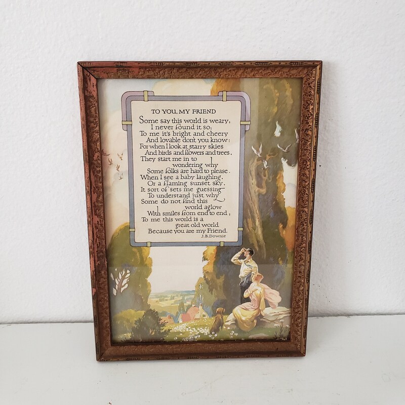 Framed Poem - Etsy