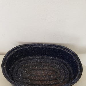 Large Vintage Cobalt Blue/white Speckled Roasting Pan With Lid/holidays ...
