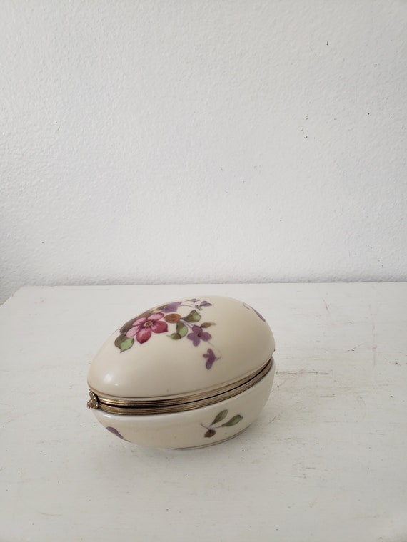 Lefton hinged trinket box - Gem