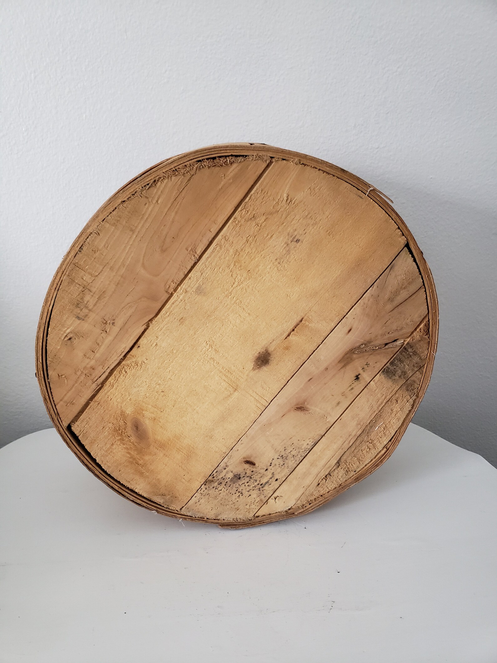 Vintage Bentwood Round Cheese Box | Etsy