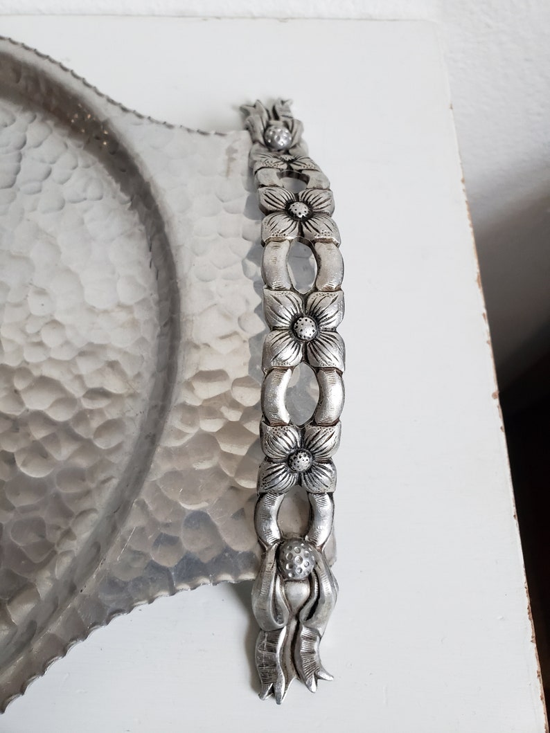 Vintage Hammered Aluminum Hand Wrought Rodney Kent Creations - Etsy