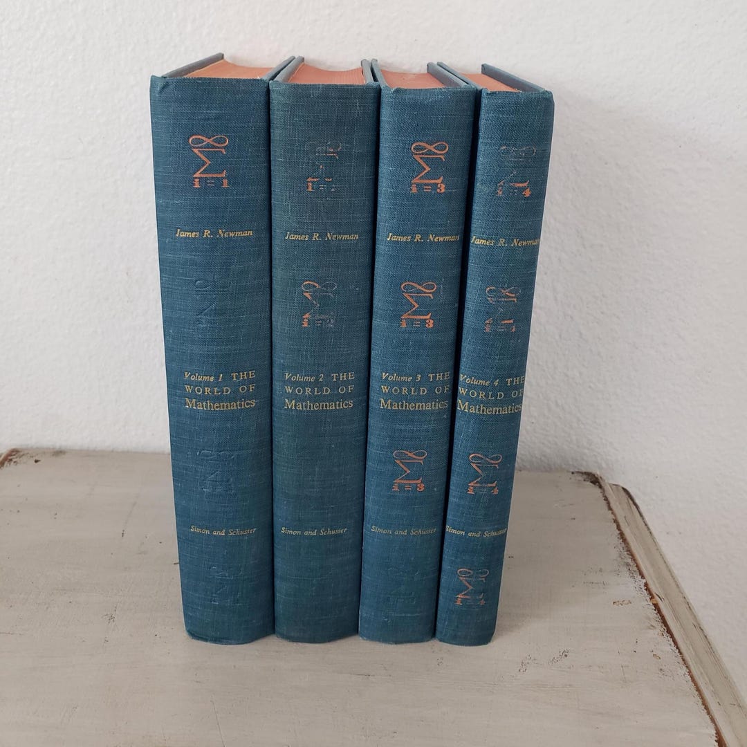 The World of Mathematics Book Set, James R. Newman, 1956 - Etsy