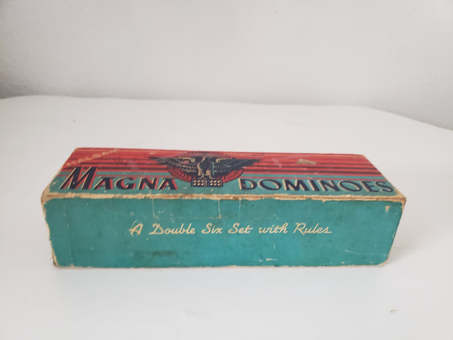 Vintage Halsam Magna Dominoes/eagle Stamp - Etsy