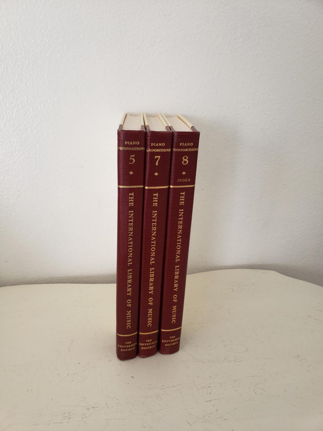 Three Vintage "the International Library of Music Pianoforte Composion ...