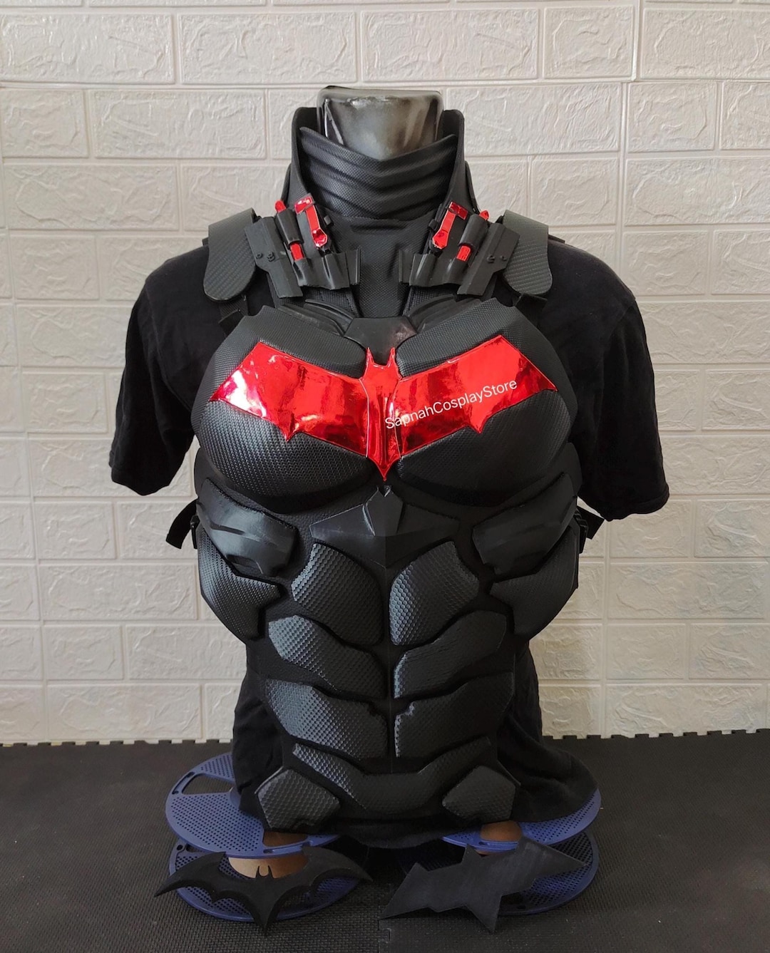 Handmade Red Hood Cosplay Armor Costume/batman Simple Armor - Etsy