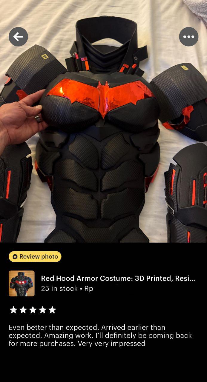 Red Hood Cosplay/red Hood Simple Armor/red Hood Costumes - Etsy