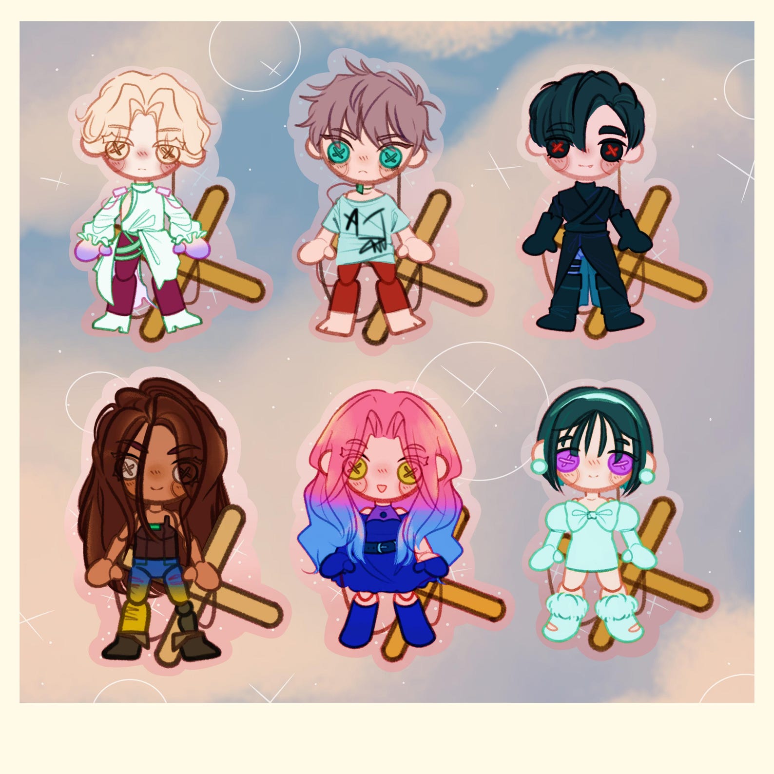 Alien Stage Stickers - Etsy