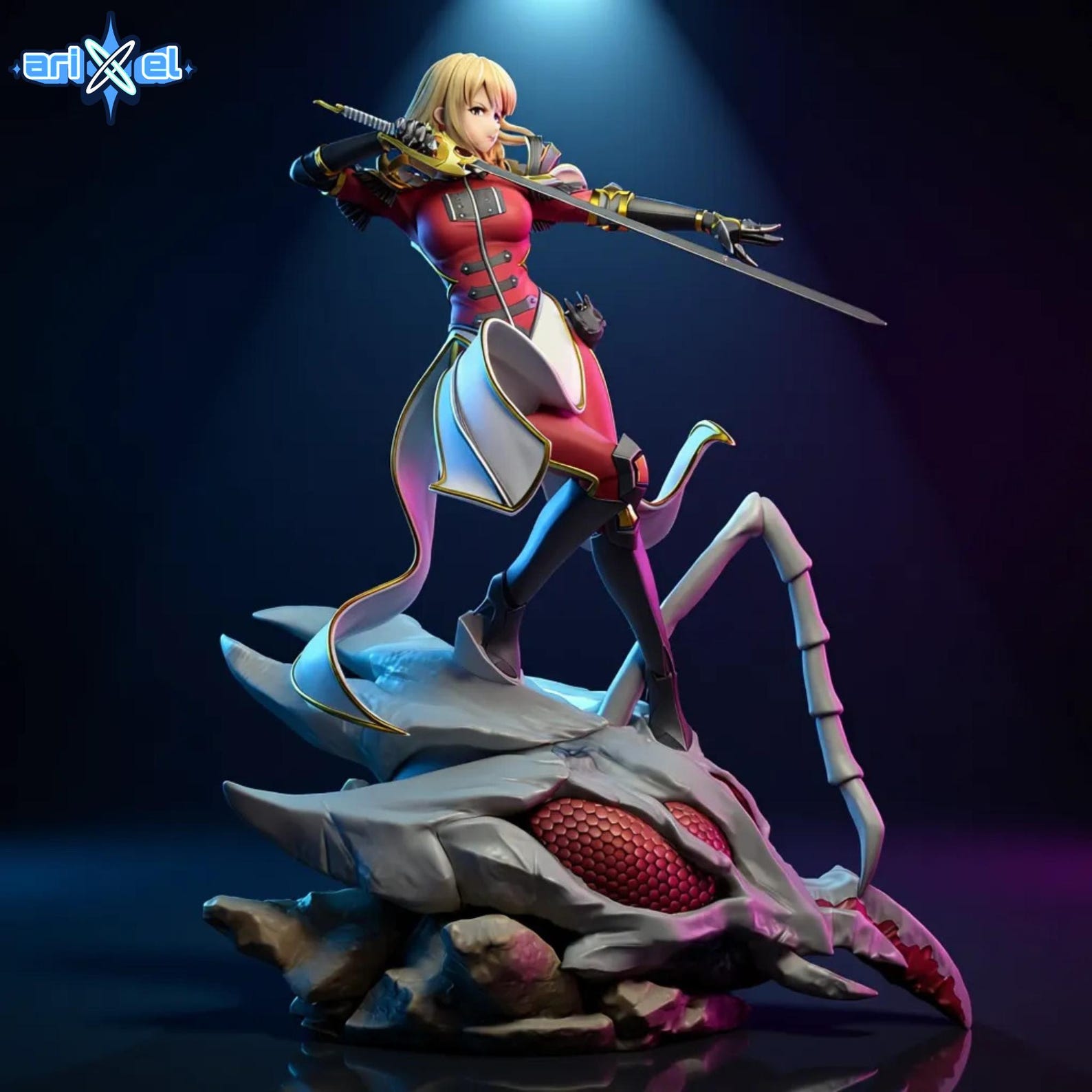 Cha Hae-in Solo Leveling 1:6 Scale STL | Unsupported & Split Pieces ...