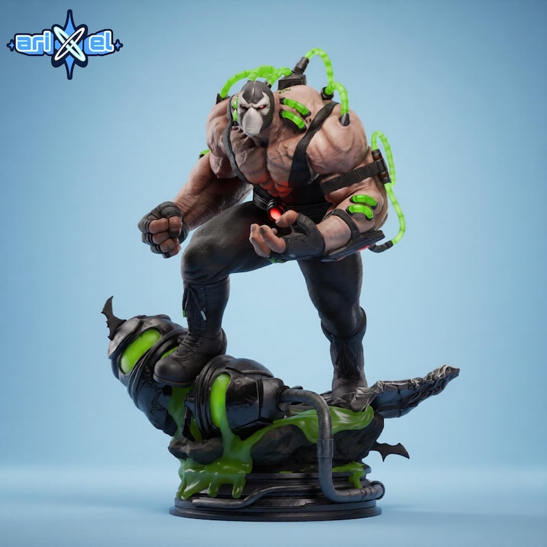 Powered Brute STL 1:6 Scale – Muscular Villain Statue 3D Print File ...