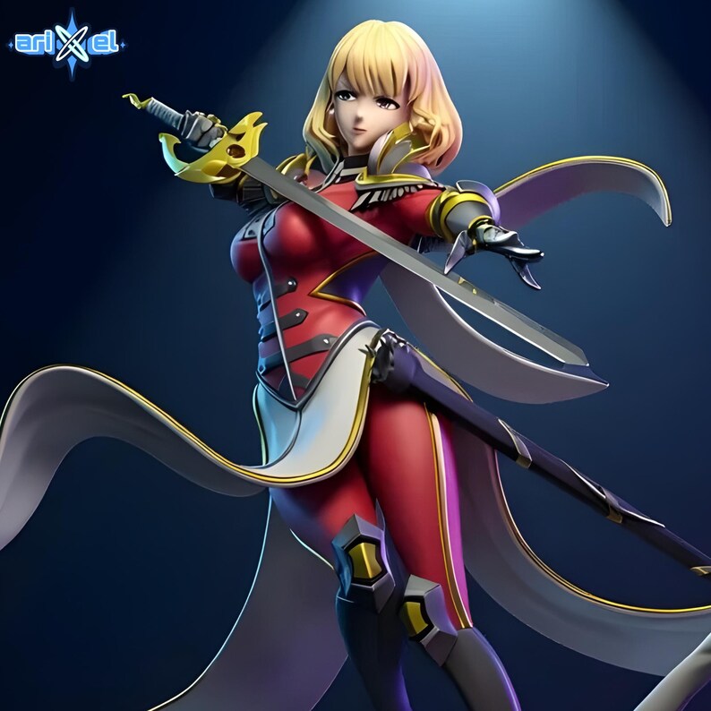 Cha Hae-in Solo Leveling 1:6 Scale STL | Unsupported & Split Pieces ...