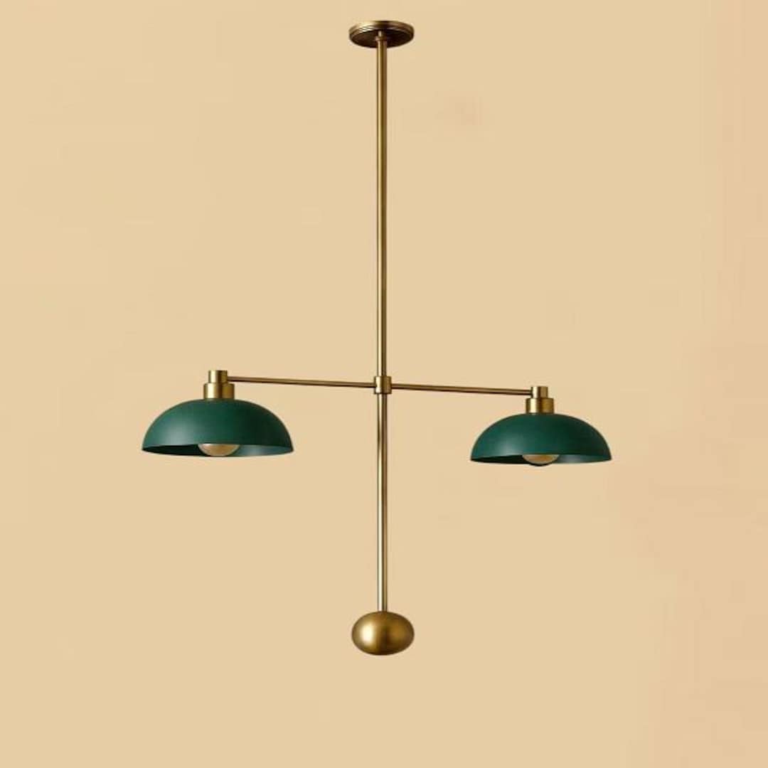 Apparatus Inspired Mobile Pendant Light | Handmade Brass Chandelier - Etsy