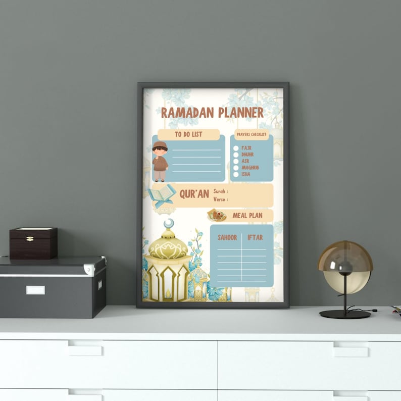 Ramadan Checklist Planner Pdf | Islamic Daily Prayer | Printable ...