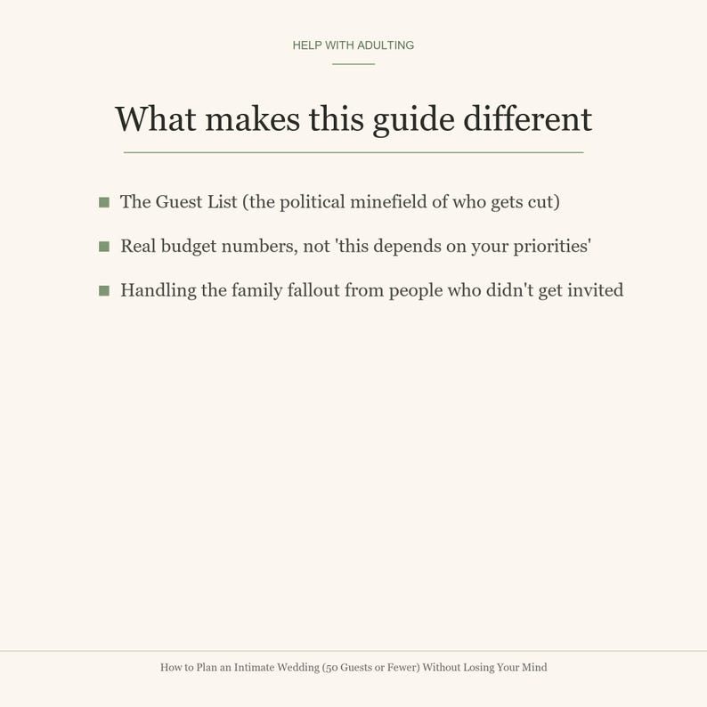 Wedding Checklist PDF | Micro Wedding Planning Guide | Small Intimate ...