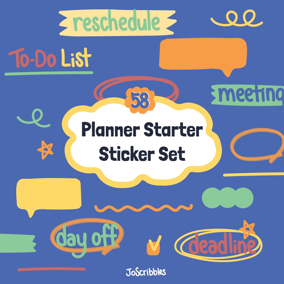 Everyday Digital Planner Starter Pack | Handwritten Labels, To-do Lists ...