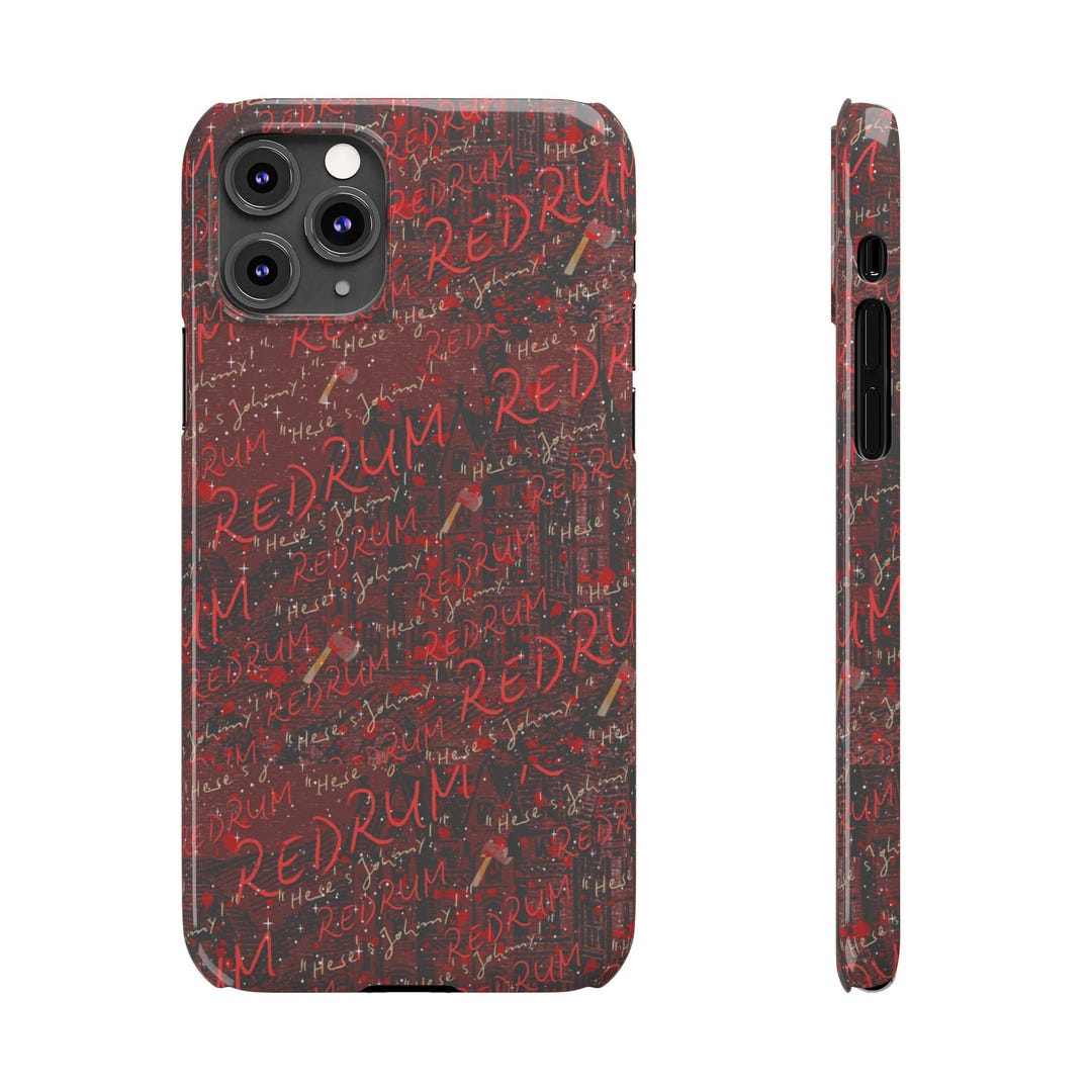 The Shining Redrum and Here's Johnny Saying, Phone Cover, Horror Gift ...