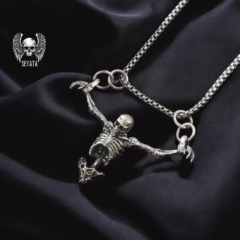 Hanging Skeleton Pendant - Etsy