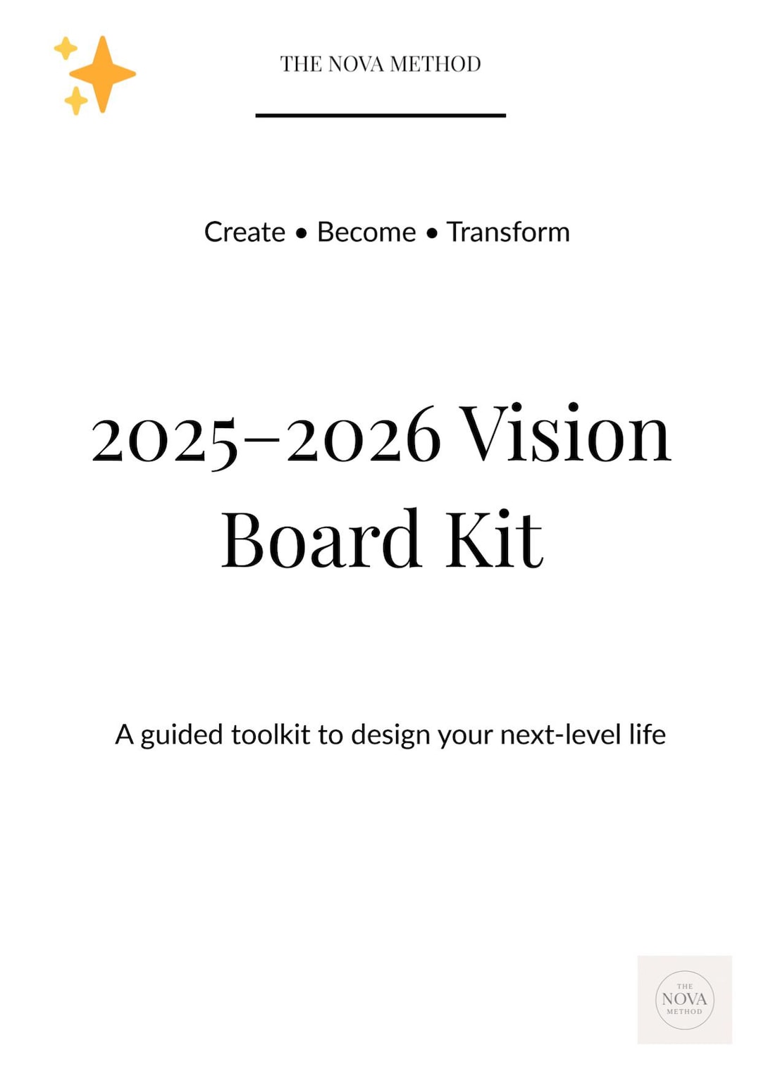 2025 Vision Board Kit Printable | New Year Planner | Goal Setting ...