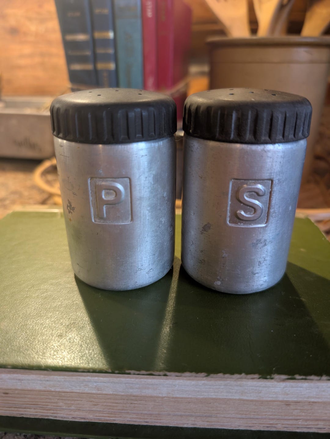 Turner Specialty Aluminum Salt and Pepper Shakers W/ Screw on Lids. - Etsy