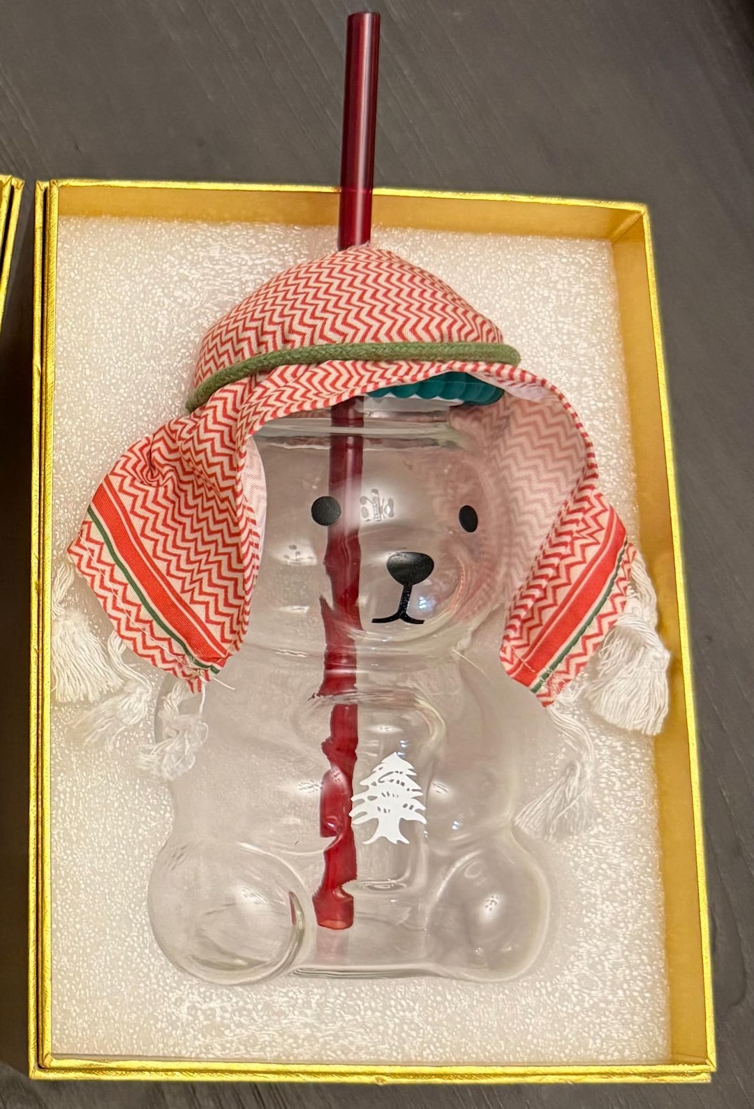 Lebanon LIMITED Edition GLASS Bear Cup Viral Tiktok Cup Ships Same Day ...